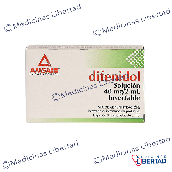 DIFENIDOL AMSA - Solucion Inyectable - c/2 | Medicinas Libertad
